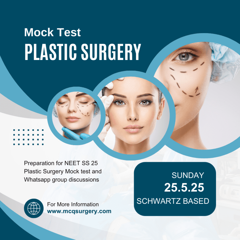 NEET SS Surgery Preparation – Mock tests – Surgery MCQS